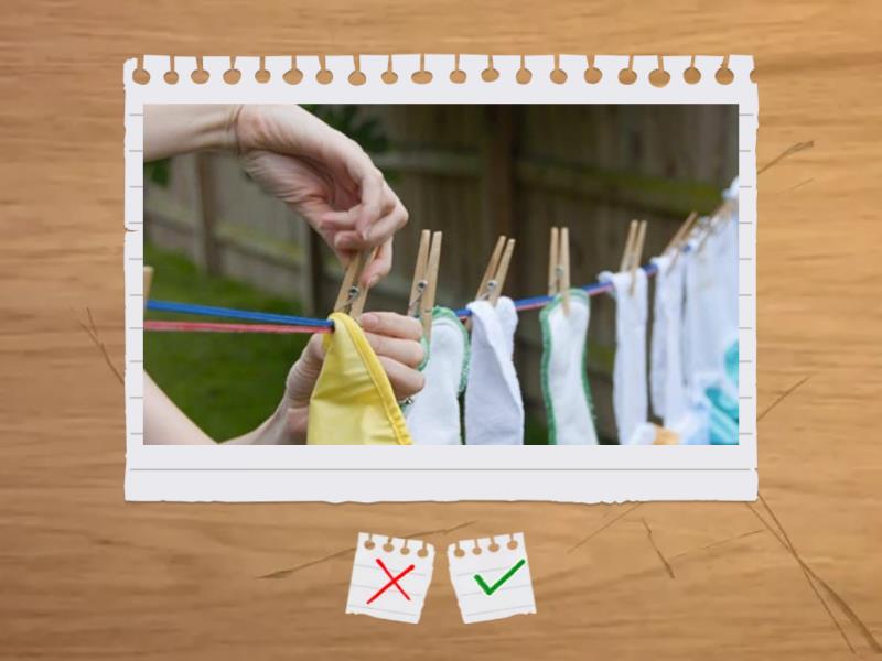 Housework - Flash cards