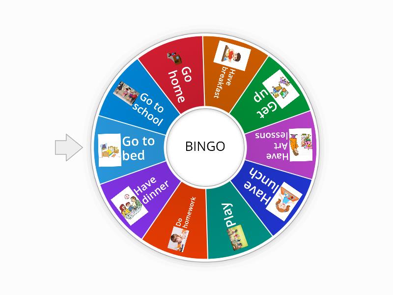 Daily Routines - Spin the wheel