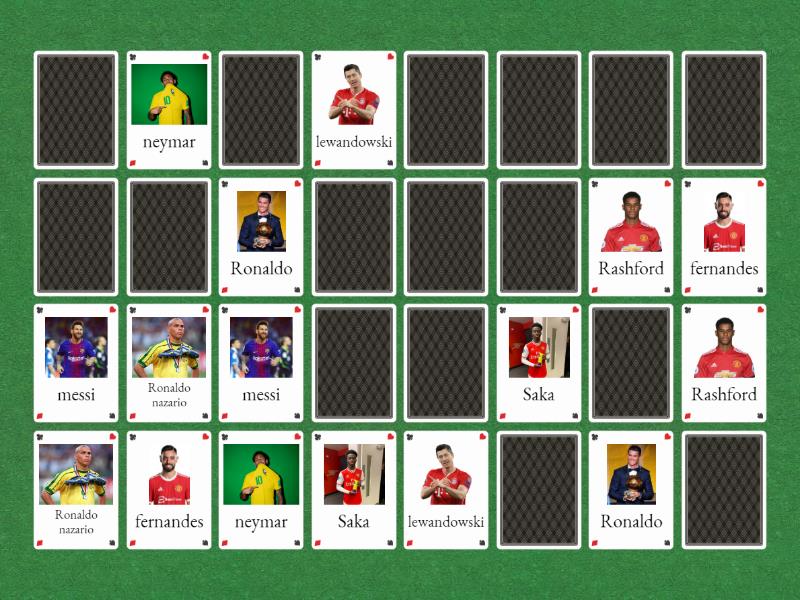 football players - Matching pairs