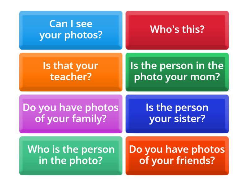 Asking questions - Photos - Flip tiles