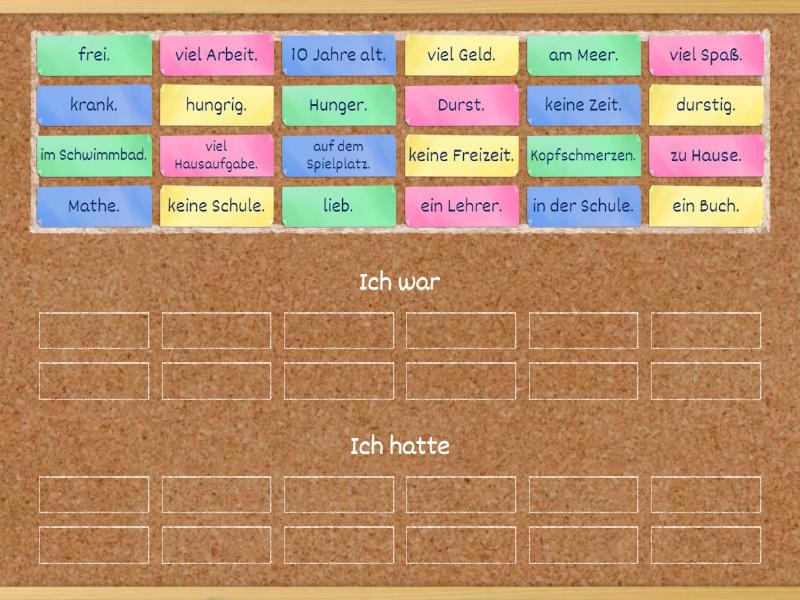Deutsch - Group sort
