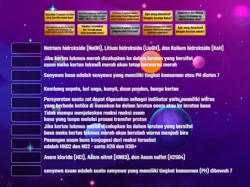 Asam Basa - Match up