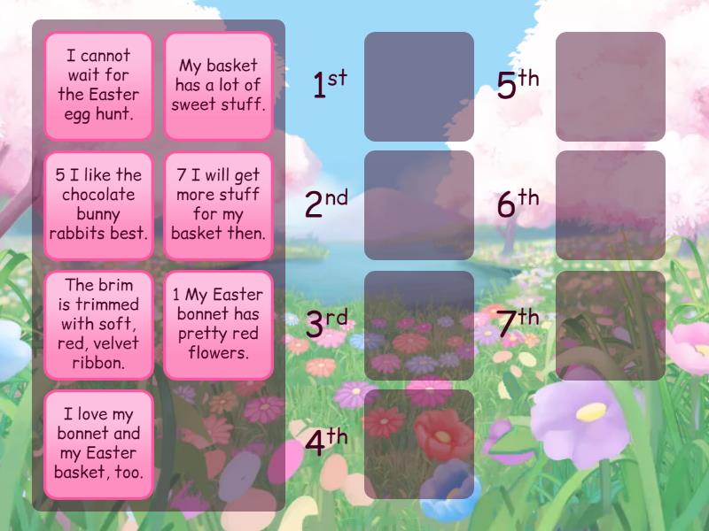 Story Scramble: Easter - Rank order