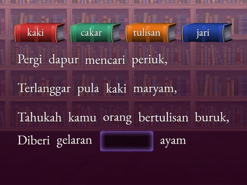 Pantun SimBa - Missing word