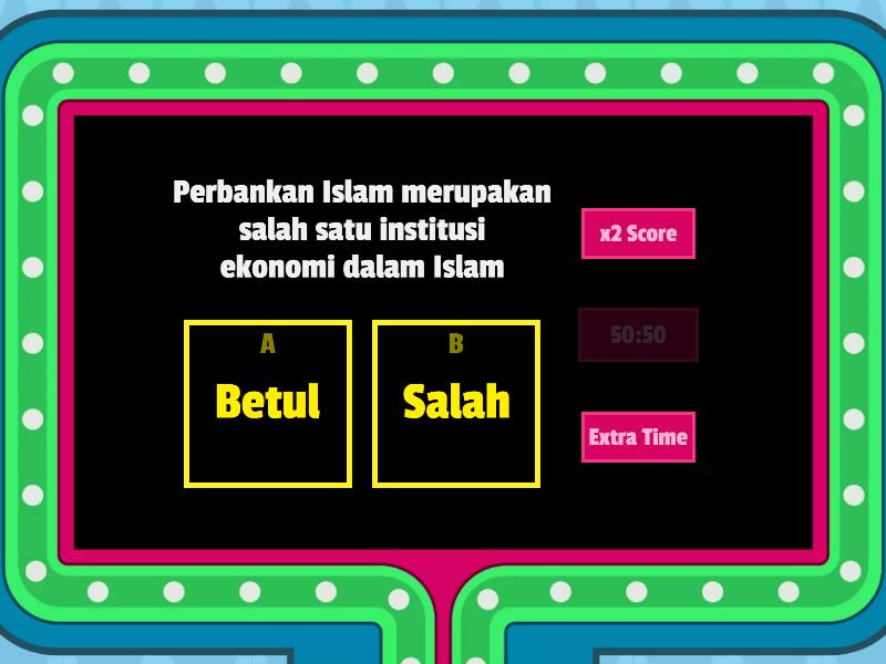 INSTITUSI ISLAM - Concurso de preguntas