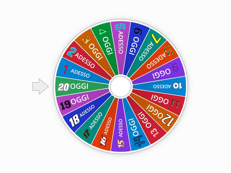RUOTA 20 - Spin the wheel