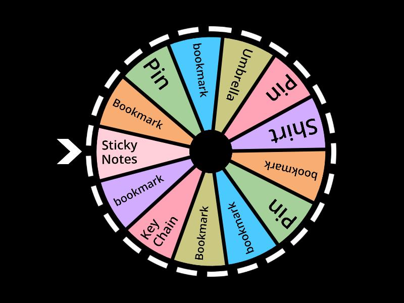 Major Prize - Spin the wheel