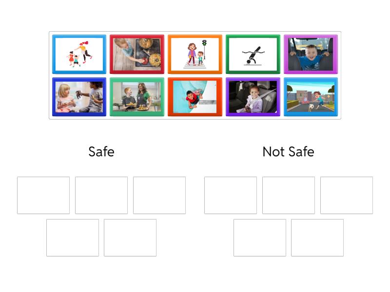 SAFE OR NOT SAFE - Group sort