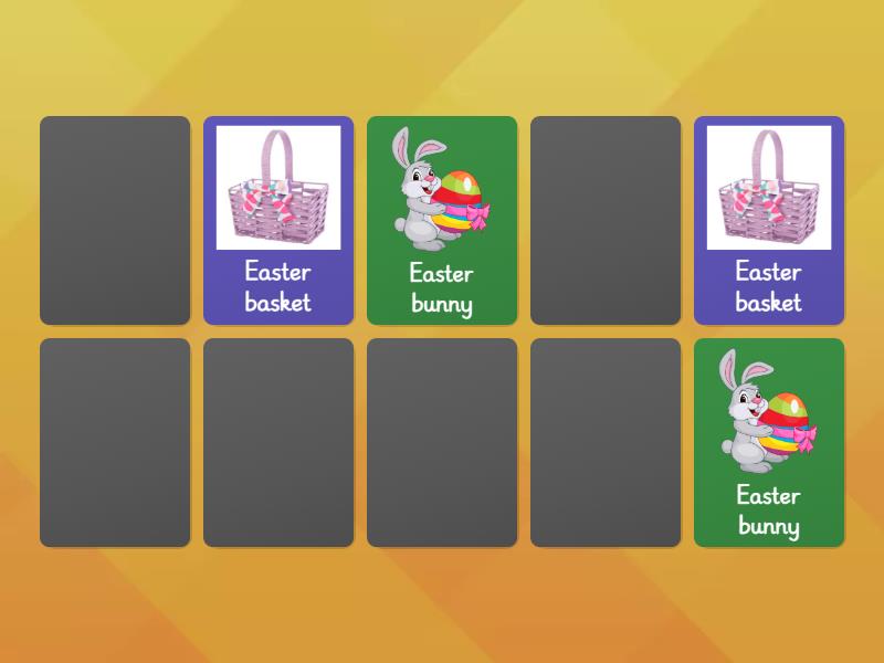 FF1-FF2 Easter vocabulary - Parejas