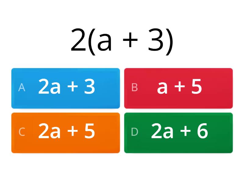Expanding Brackets - Quiz