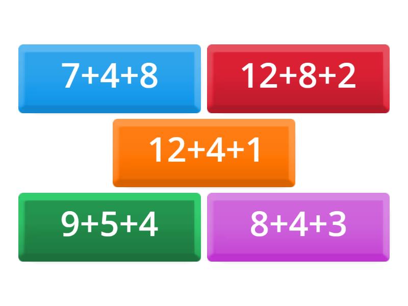 suma y resta - Flip tiles