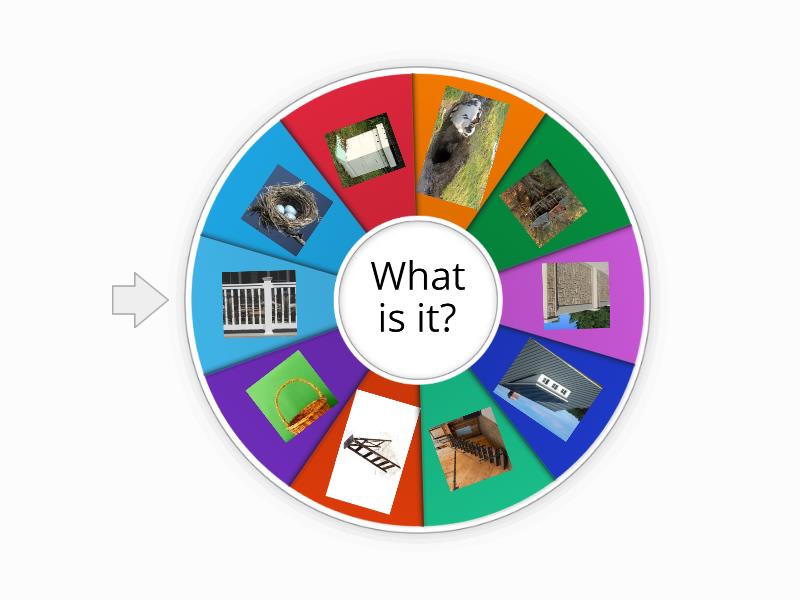Different types of houses- Wheel - Spin the wheel