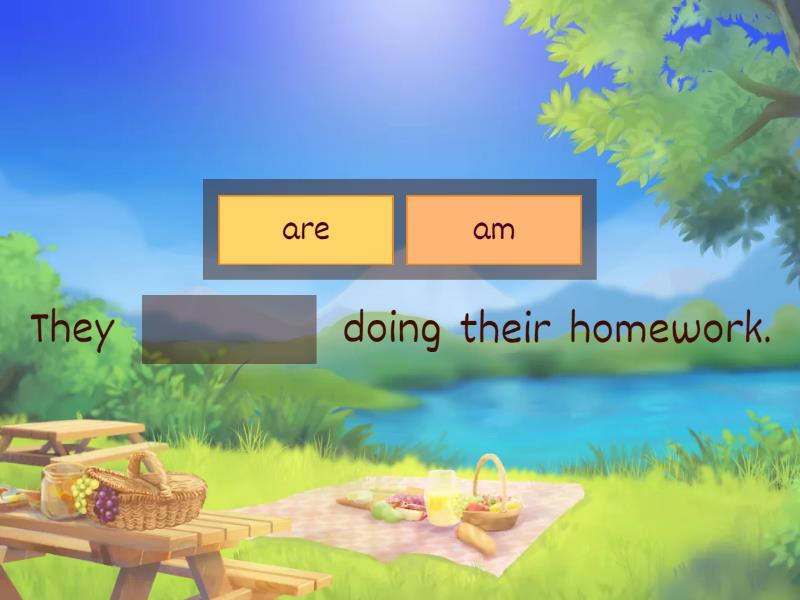 GG2 Grammar 3.2 Present Continuous - Complete the sentence