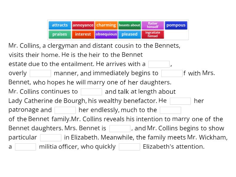 brif summaries of chapters 13 to 15 - Complete the sentence