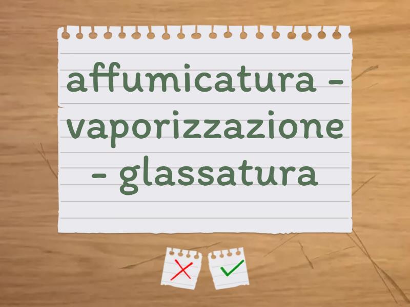 Fasi cottura ribs - Flash cards