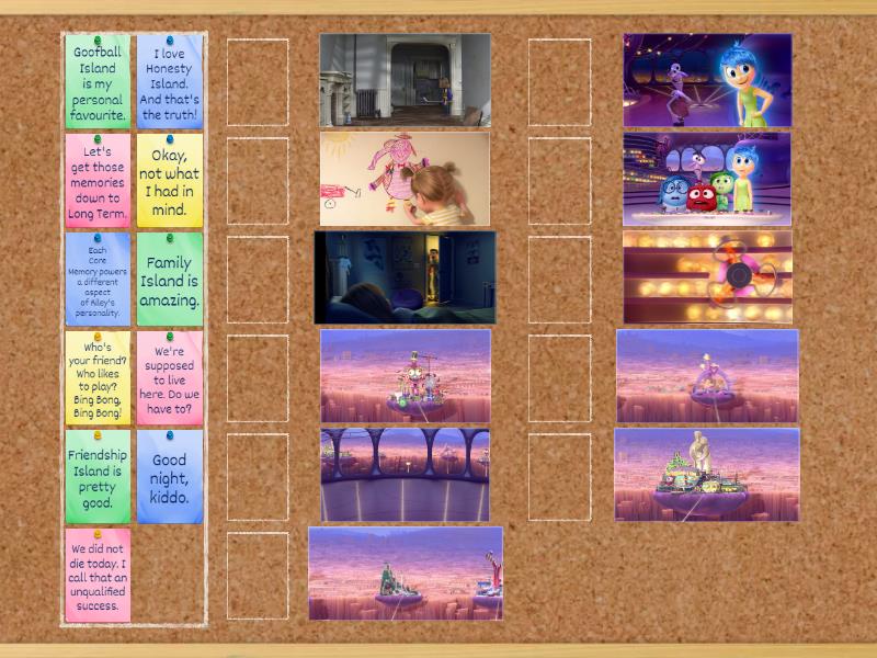 Inside Out 5-10 shots - Une las parejas