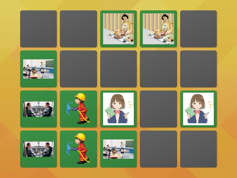 Unit 4 GAME - Matching pairs