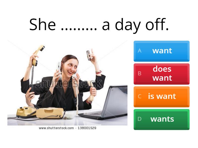 Present Simple (aff/neg/int) - Quiz