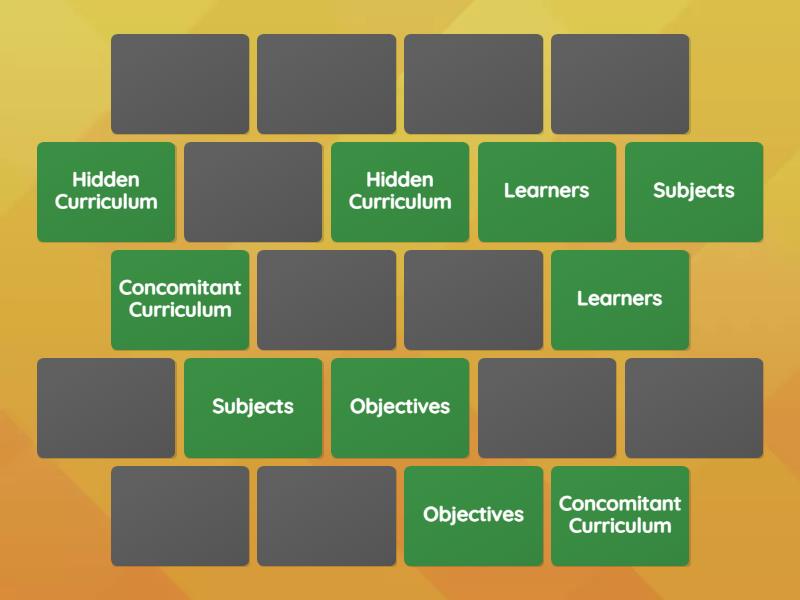 Curriculum Concepts - Matching pairs