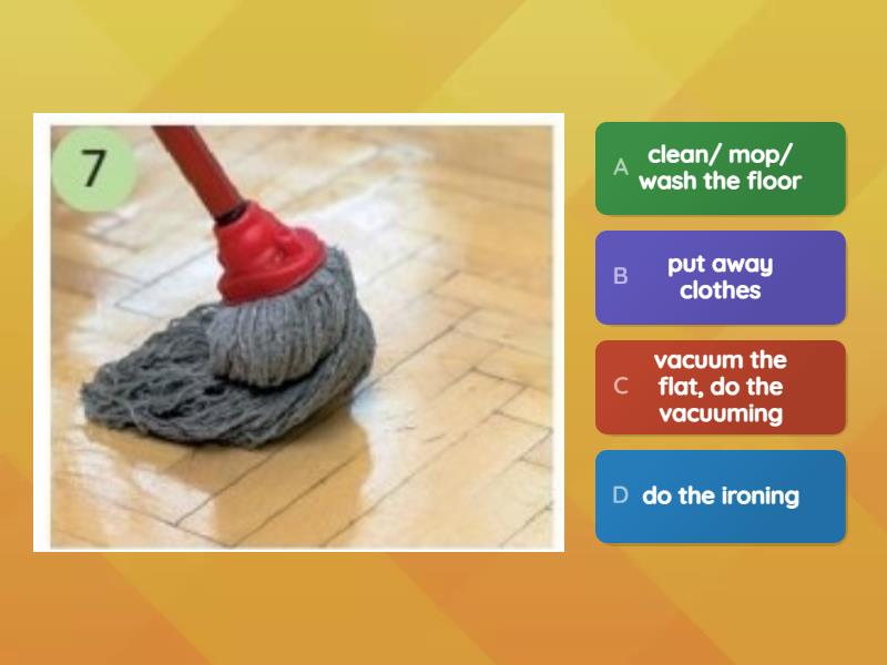 household chores 2 - Quiz