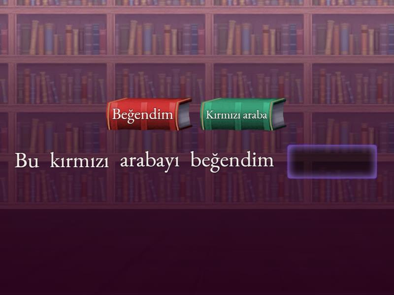 4.sınıf Türkçe Zamirler ve Sıfatlar - Complete the sentence