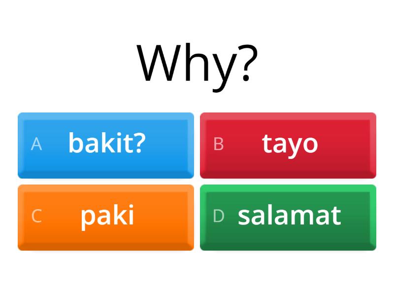 Lesson 1 - 25 Useful Tagalog words and Phrases for Beginners - Quiz