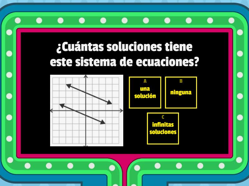 SISTEMA DE ECUACIONES 4 - Gameshow quiz