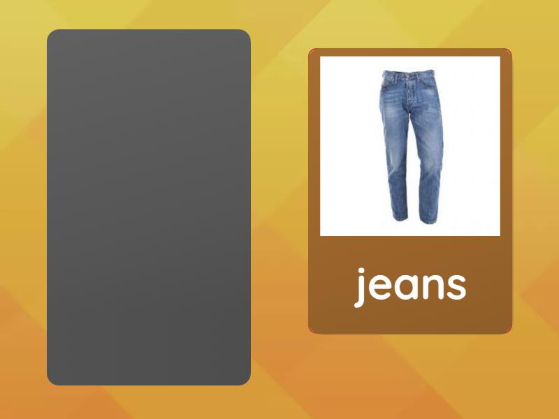 Clothes - Speaking cards