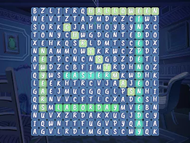 Wordseacher Basic 1 U7 - Wordsearch