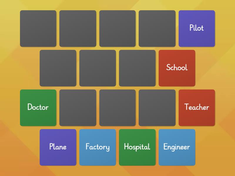 Jobs memory Game - Matching pairs
