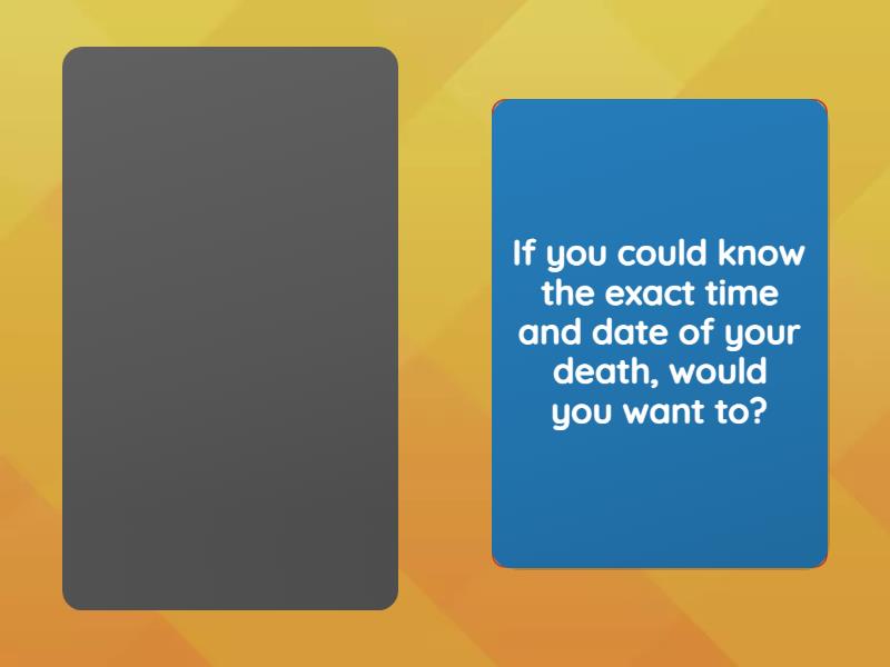 Conditional Questions (1; 2; 3) - Speaking cards