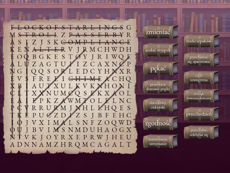 Reading 1 - Wordsearch