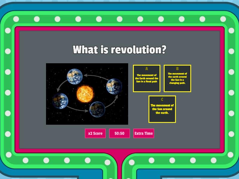 Revolution quiz - Gameshow quiz