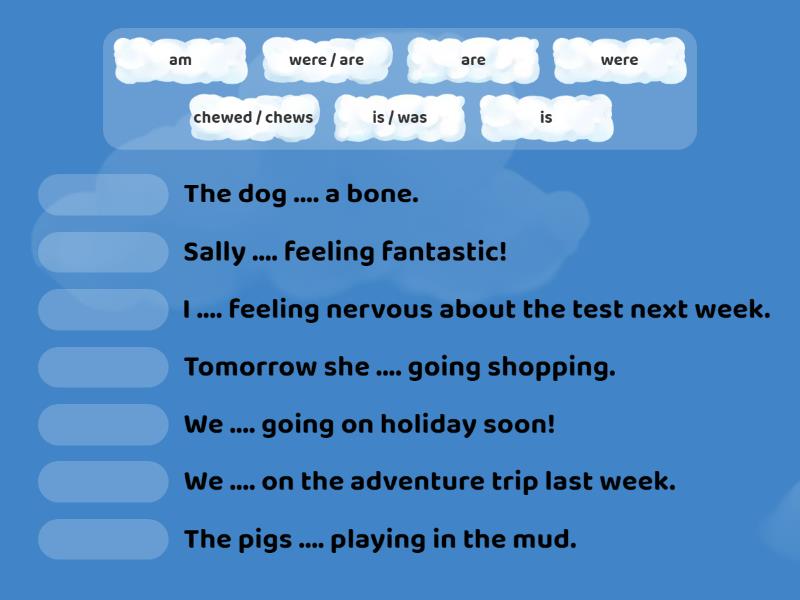 Subject-verb agreement - Match up