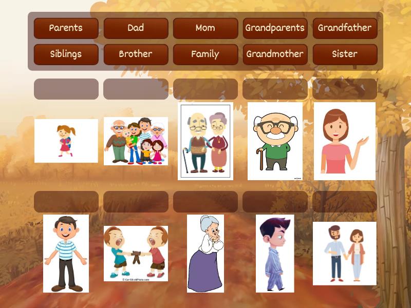 Rodzina po angielsku - Match up