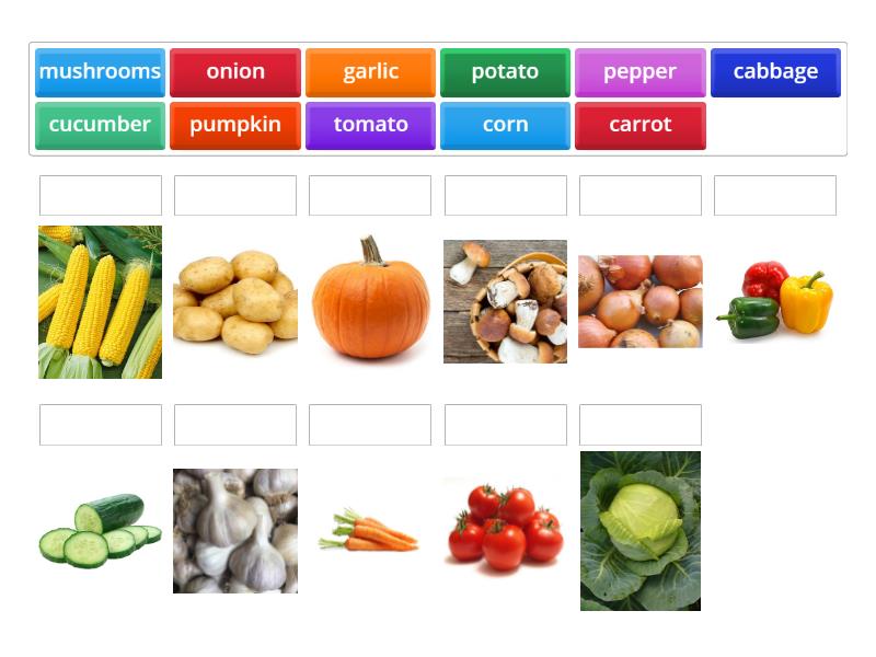 Vegetables - Match up