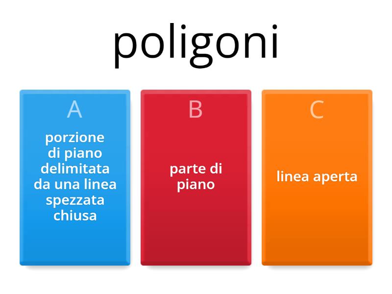 poligoni - Quiz