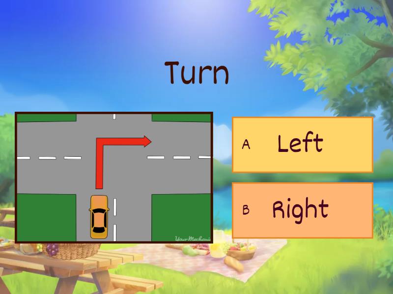 Giving directions / Turn right or left_UN - Quiz