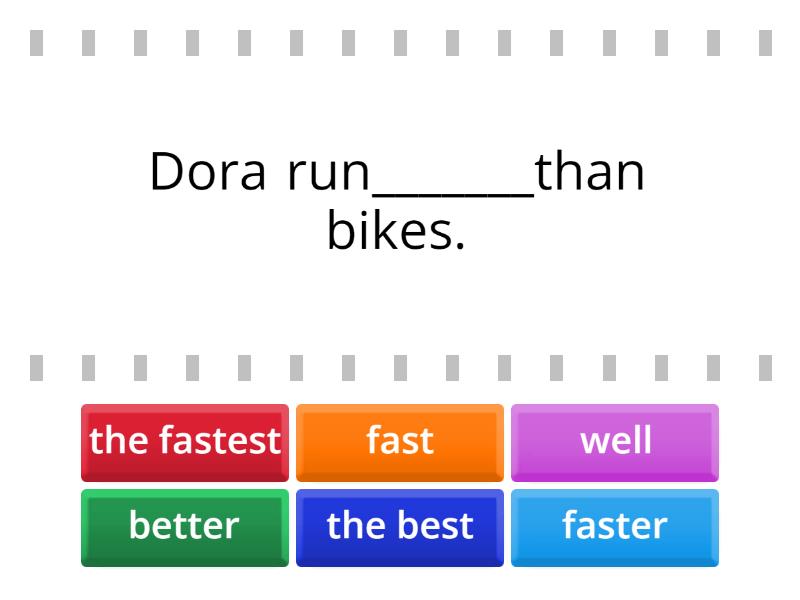 翰林B4L3 副詞最高級、比較級 - Find the match