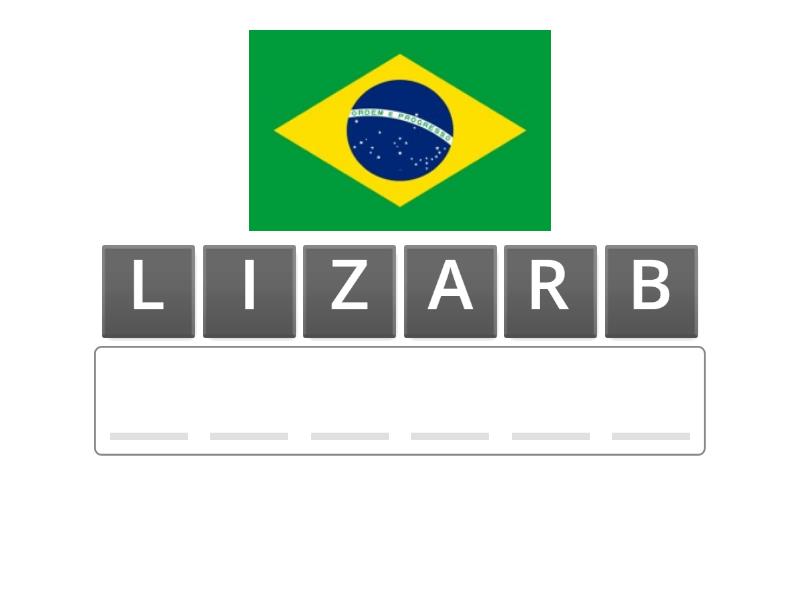 MAP of the WORLD 15x countries + flags ( with clues) - Anagram