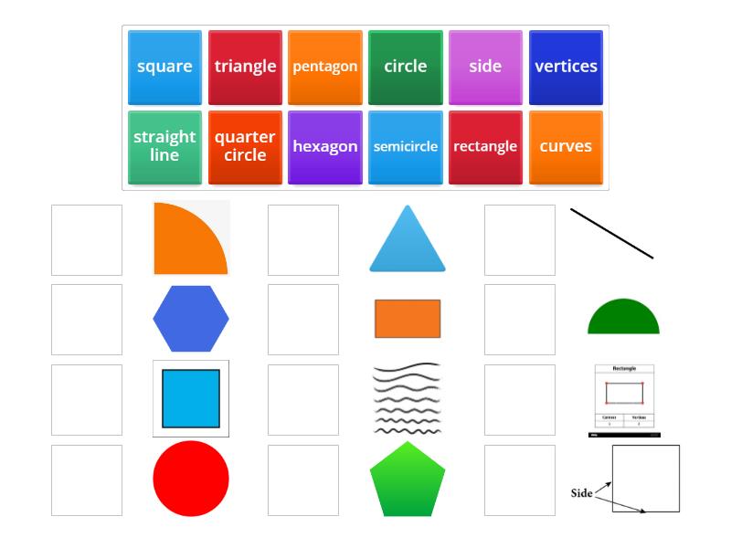 2D shapes - Match up