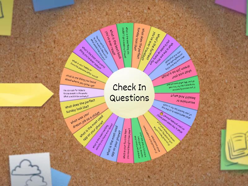 Check In Wheel Spin - Spin the wheel