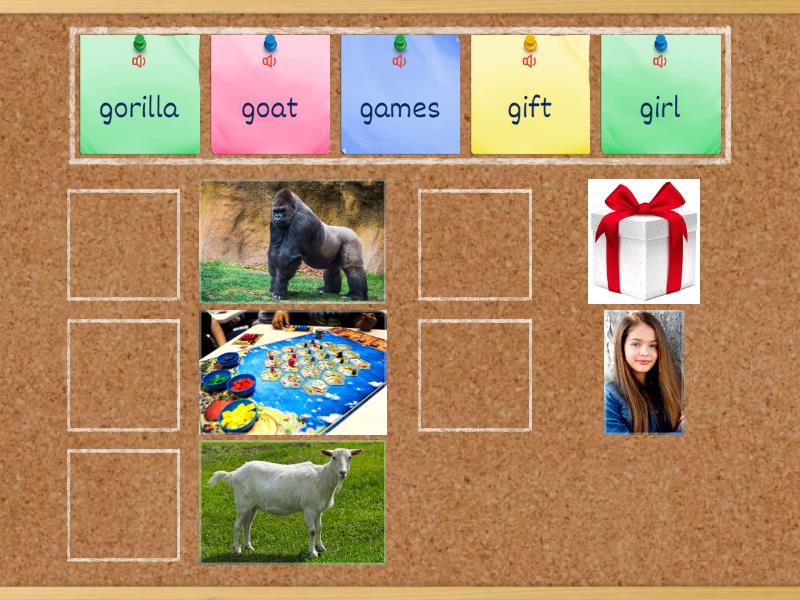 OXFORD PHONICS 1 _ Letter G [Vocabulary] - Match up