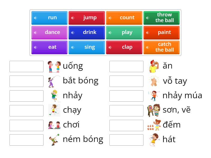 Activities - Science - Ms Tam - Match up