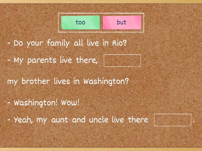 RM A2 Listening2A - Complete the sentence