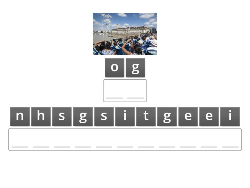 Go Getter 2 Unit 6 "things to do on holiday" - Anagrama