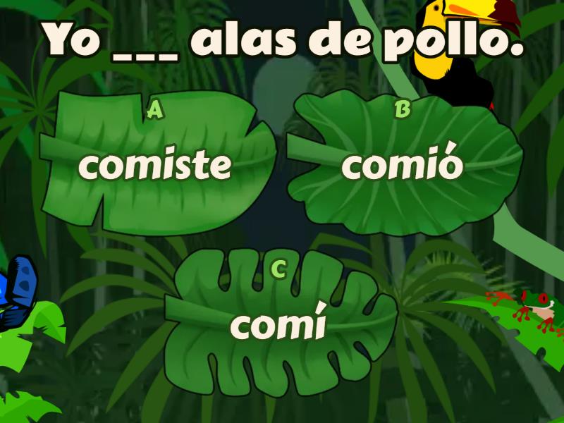 E2-2B: Pretérito Verbos -ER p110 - Quiz