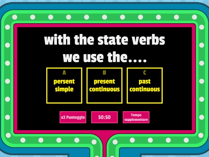 STATE AND DYNAMIC VERBS- Andricenco,Assogna,Vaona 1A L.Pasteur ...