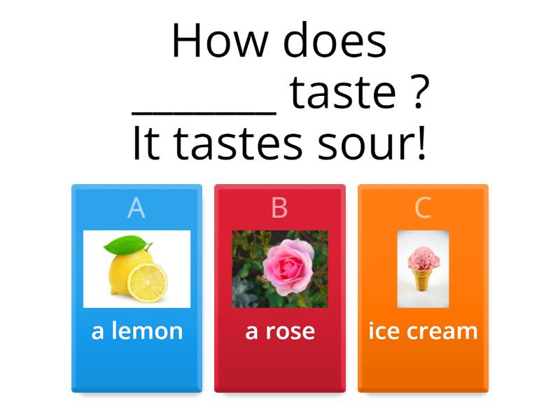 Grade 5-6 How does it taste? - Quiz