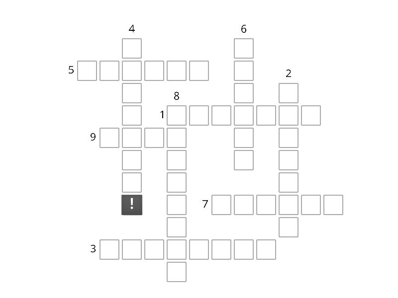 Pinocchio Chapter 3 Vocab - Crossword